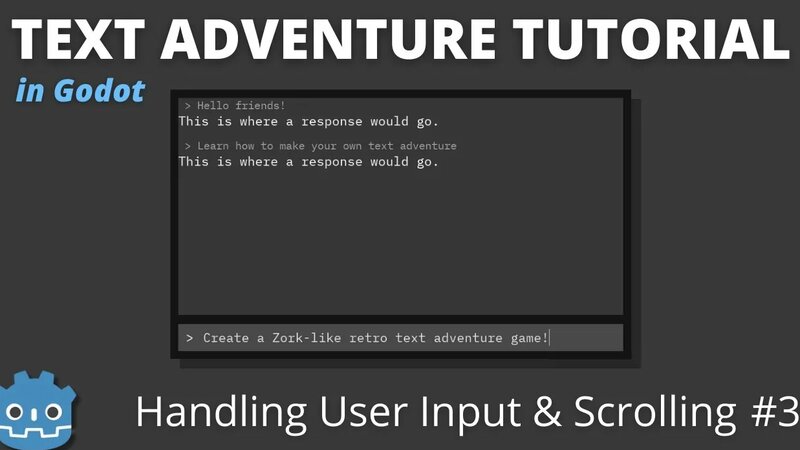How to Use Signals in Godot and Handle User Input (Godot Retro Text Adventure #3) - Смотреть ...