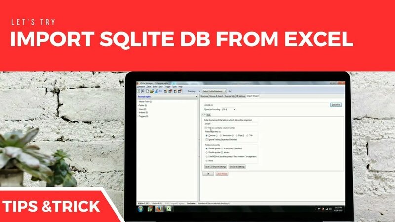 Import SQLite Database From Excel - Смотреть онлайн в поиске Яндекса по Видео