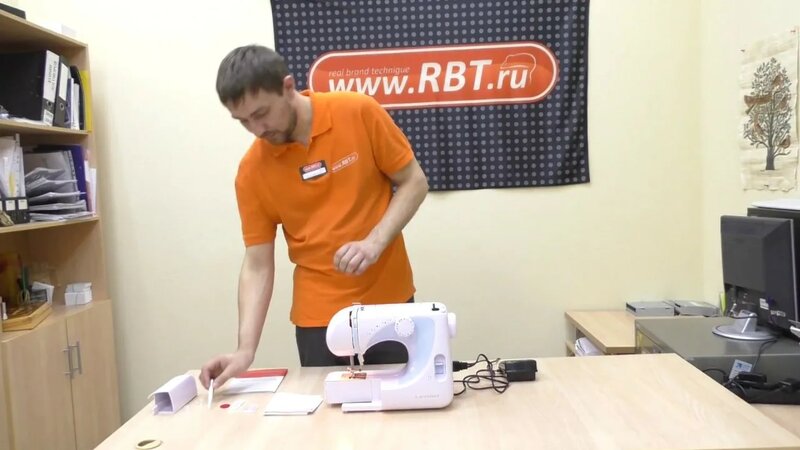 Видеообзор швейной машины Leran CDW 55-067 White со специалистом от RBT ...