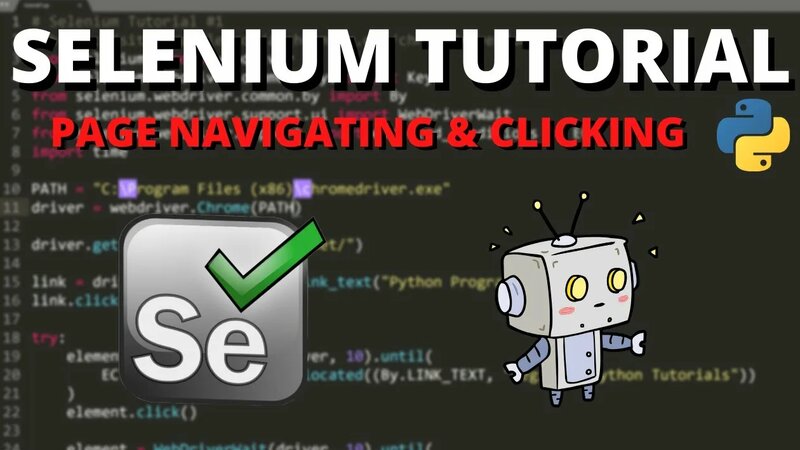 Python Selenium Tutorial #3 - Page Navigating and Clicking Elements - Yandex Video aramada ...