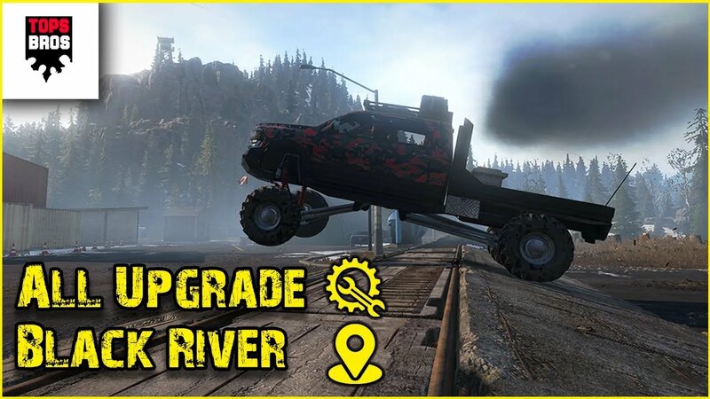 SnowRunner | All Upgrade Locations Black River Michigan and cheat engine | snowrunner Gameplay ...