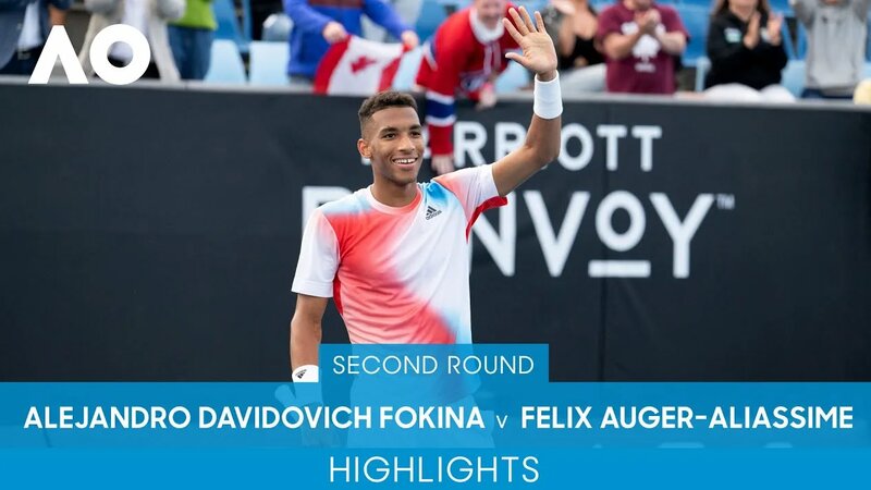 Alejandro Davidovich Fokina v Felix Auger-Aliassime Highlights (2R) | Australian Open 2022 ...