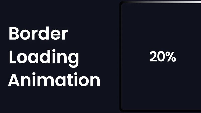 Border Loading Animation in HTML CSS & JavaScript | CSS Animation & Effects - Смотреть онлайн в ...