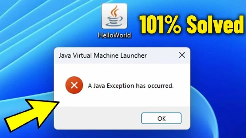 A Java Exception Has Occurred Error on Windows 11 / 10 /8/7 - How To Fix Cannot Open .jar files ...