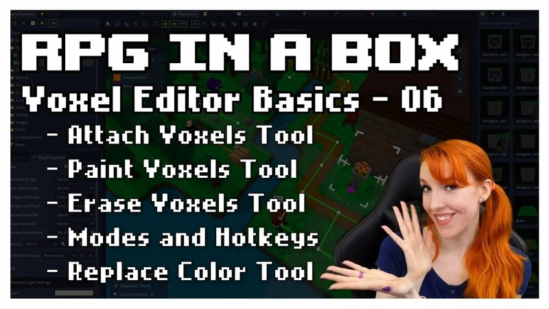 RPG in a Box - Voxel Editor Basics 06 (Tutorial #7) - Смотреть онлайн в поиске Яндекса по Видео