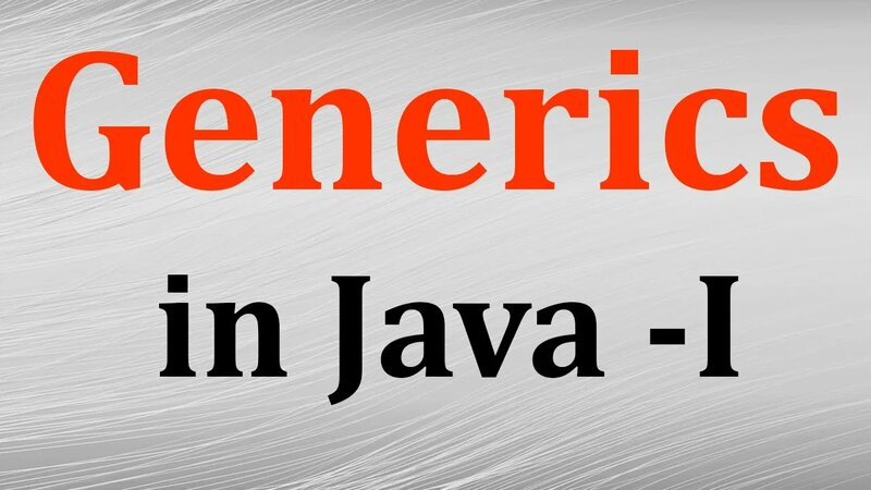 Generics in java # 1 - Introduction to Generics in java | Java tutorials by Java9s.com ...