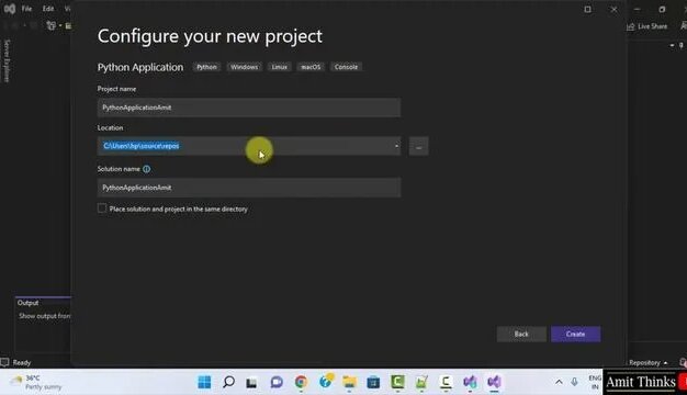 How to Setup Python on Microsoft Visual Studio 2022 | Amit Thinks - Смотреть онлайн в поиске ...