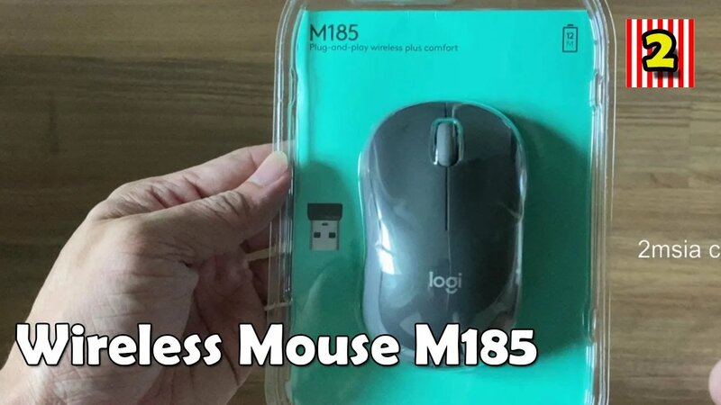 Logitech Wireless Mouse M185 Mr0087 滑鼠 2022 | Unboxing Computer ...