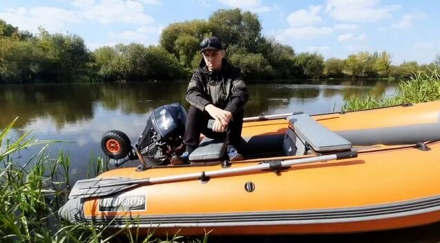 Обзор лодки Аквилон 360 НДНД с мотором Tohatsu 9.8 Four Stroke ...