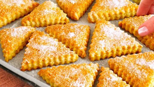 Самое простое печенье на сметане Нежное вкусное и быстрое Готовим