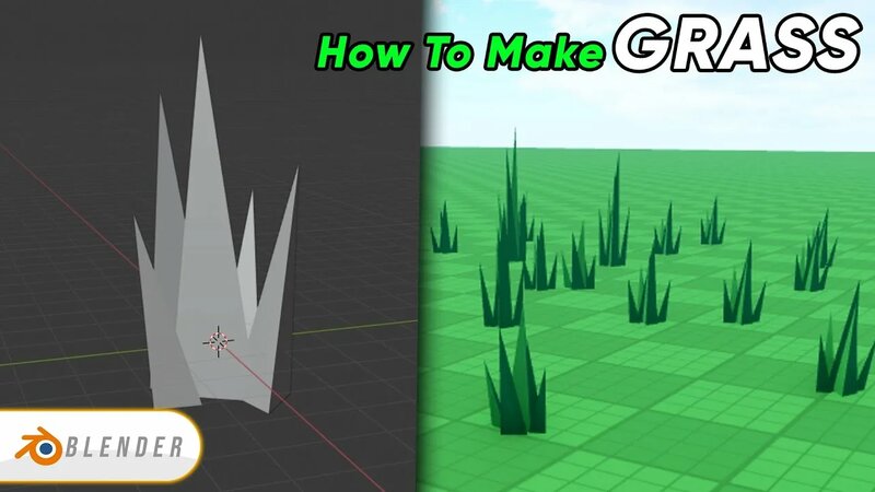 How to Make Low Poly Grass.. Liven up Your Games! (Blender + Roblox Studio) - Смотреть онлайн в ...