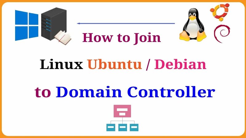 Windows Server - How to Join a Linux Ubuntu / Debian to Windows Domain Controller - Yandex Video ...