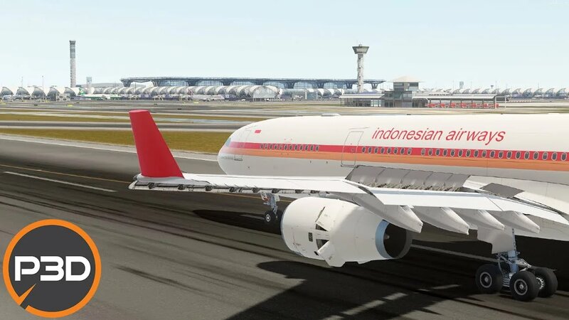 [P3D V5.3] Flying the Aerosoft A330! | Jakarta - Bangkok - Смотреть онлайн в поиске Яндекса по Видео