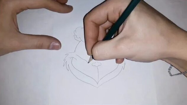 Рисуем Гринча вместе Как нарисовать Гринча How To Draw The Grinch