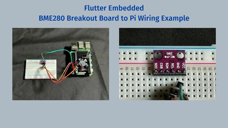 Flutter Embedded on Raspberry Pi: I2C Bme280 Temperature, Humidity, and Pressure Sensing ...