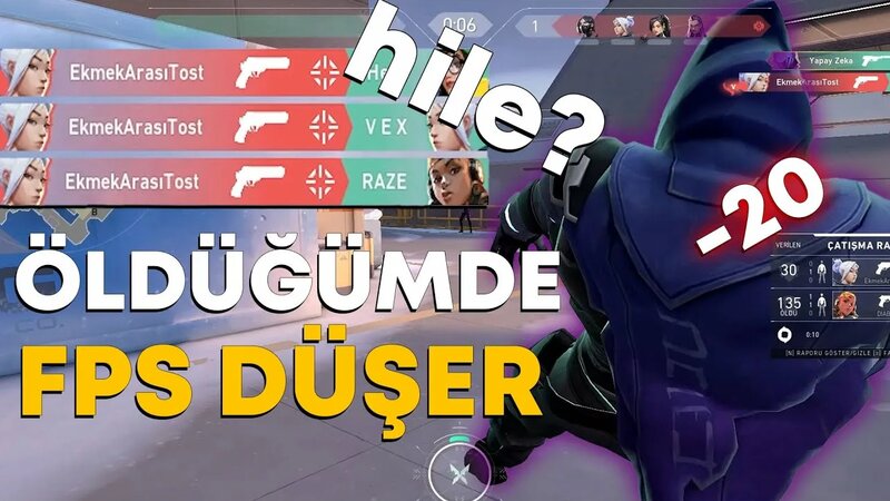 240Hz Valorant AMA her öldüğümde 20 FPS düşer, her killde 2 FPS artar /Valorant - Yandex Video ...