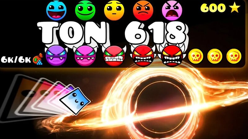 TON 618 Каждой Сложности в Geometry Dash — Видео от Geometry Dash - Смотреть онлайн в поиске ...