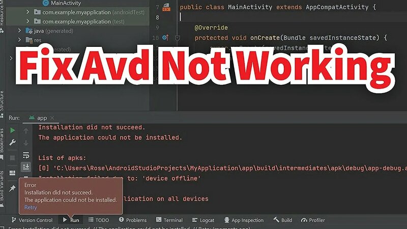Android Studio AVD Manager | Fix Avd Not Working - Смотреть онлайн в поиске Яндекса по Видео