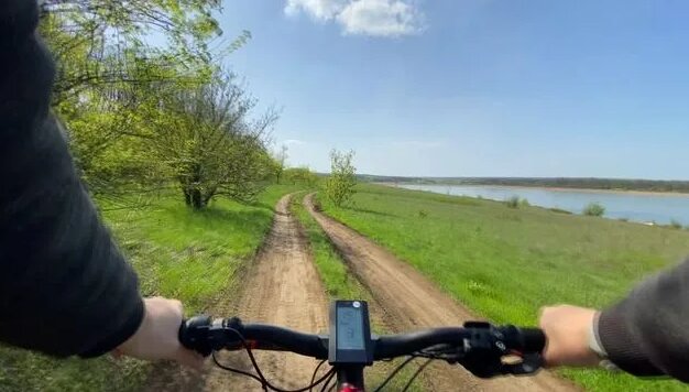 кареточный мотор для велосипеда. Поездка на Электровелосипеде ...