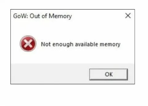 Fix , god of war out of memory on pc , not enough memory error on pc - Смотреть онлайн в поиске ...