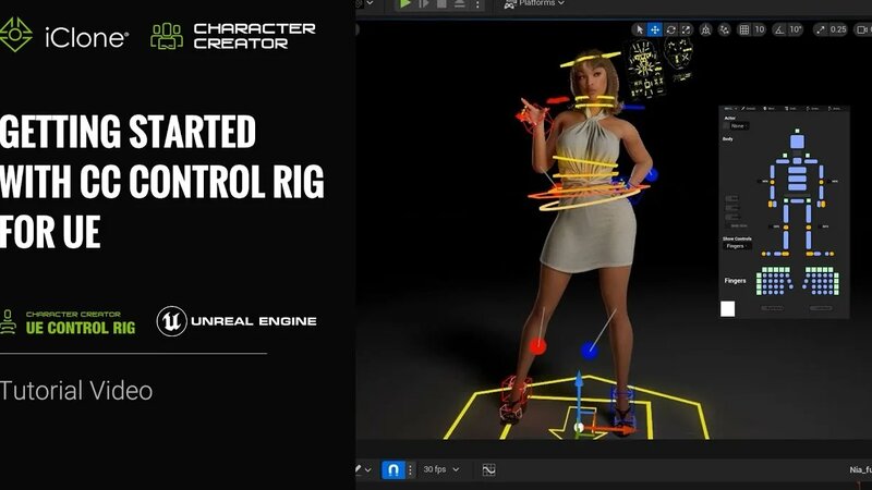 Getting Started with CC Control Rig for UE | Unreal Control Rig Plug-in Tutorial - Смотреть ...