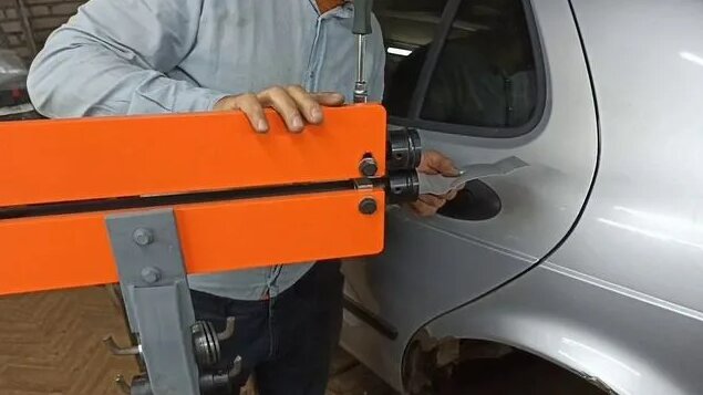 Зиг машинка для кузовного ремонта автомобилей. Ручной зиговочный станок Stalex RM-18. - Смотреть ...