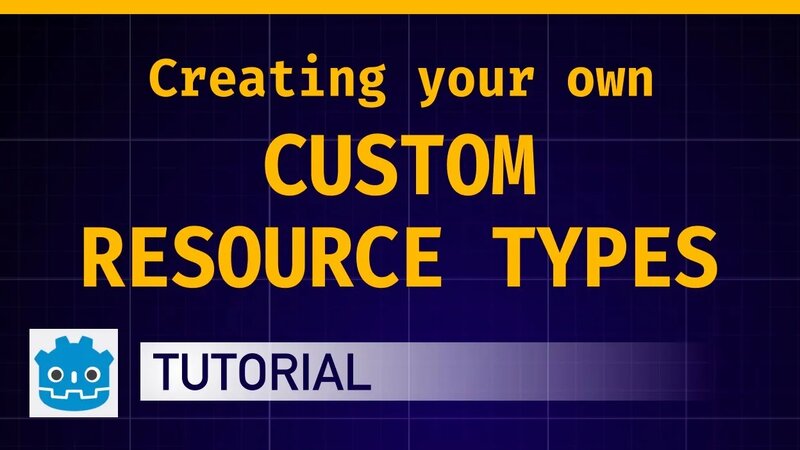 Creating Custom Resource Types Godotc 🇬🇧 Tutorial Смотреть онлайн