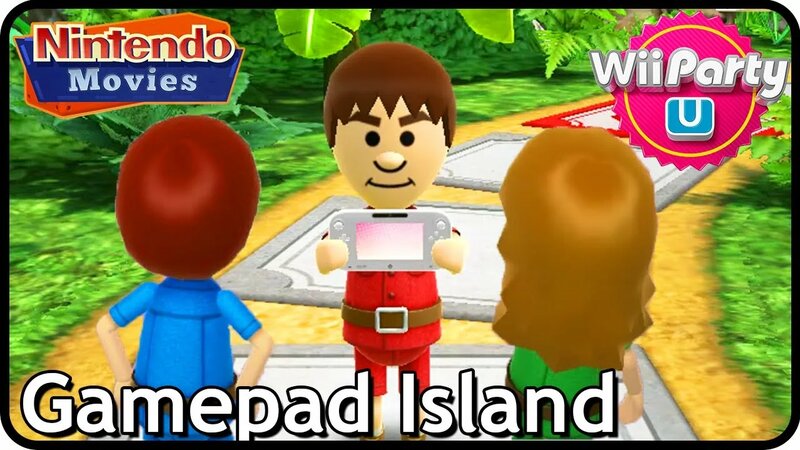 Wii Party U Gamepad Island Party Mode 3 Players Maurits vs Rik vs Myrte