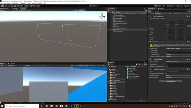 Introduction to VR in Unity - PART 6 : RAY Interaction - Смотреть онлайн в поиске Яндекса по Видео