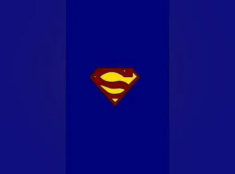 Superman Symbol Logo Creating using Python Turtle #superman #logo #art