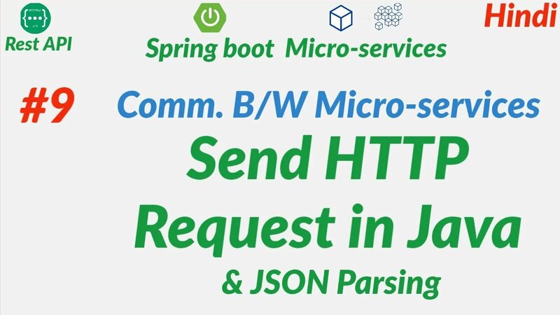 Send HTTP Request in Java | Spring RestTemplate| Consume a microservice with in another ...