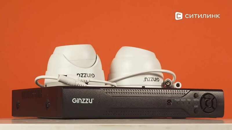 Обзор комплекта видеонаблюдения Ginzzu HK-424D | Ситилинк - Смотреть онлайн в поиске Яндекса по ...