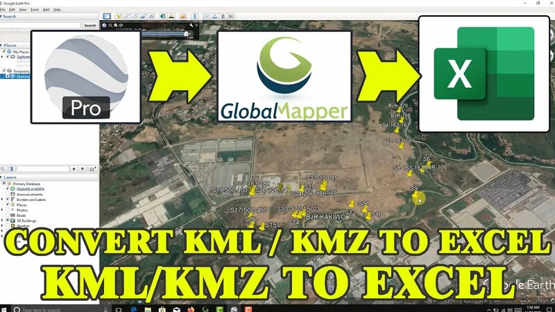 Convert Google Earth To Excel || KML/KMZ To Excel Csv - Смотреть онлайн в поиске Яндекса по Видео
