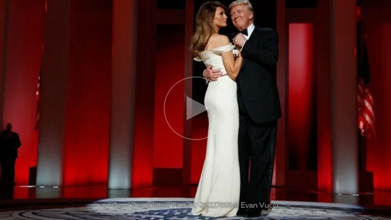 На балу в день инаугурации Трамп с женой станцевали под песню Фрэнка