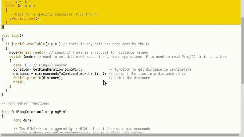 Matlab Arduino Tutorial 8 - Real-time 3D visualization of Parallax Ping ultrasonic sensor data ...
