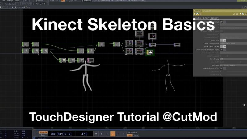 Kinect Skeleton Basics - TouchDesigner Tutorial - Смотреть онлайн в поиске Яндекса по Видео
