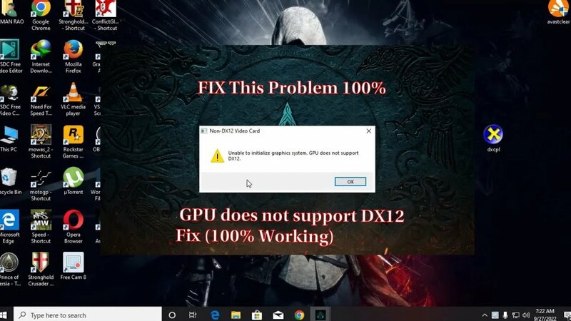 Assassin's Creed Valhalla GPU does not support DX12 Fix -100% Working - Yandex Video aramada ...