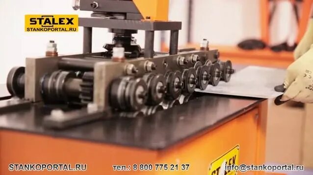 Фальцепрокатный станок LC 12DR краткий обзор - Смотреть онлайн в поиске Яндекса по Видео