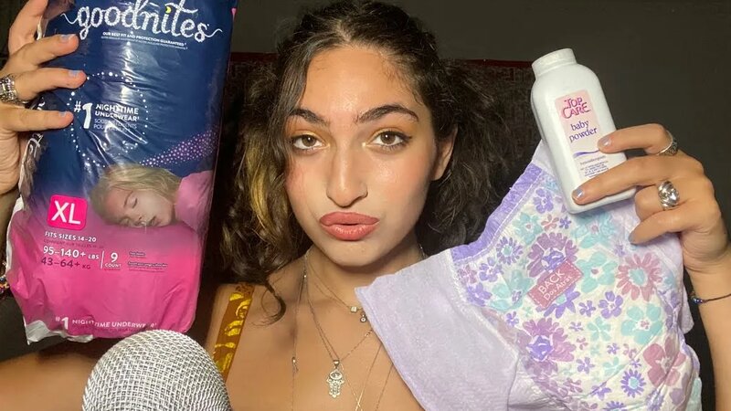 abdl ASMR mommy changes your diaper (cgl littlespace rp) - YouTube