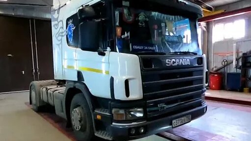 Развалился опорный подшипник в маховике на автомобиле скания и замена ...