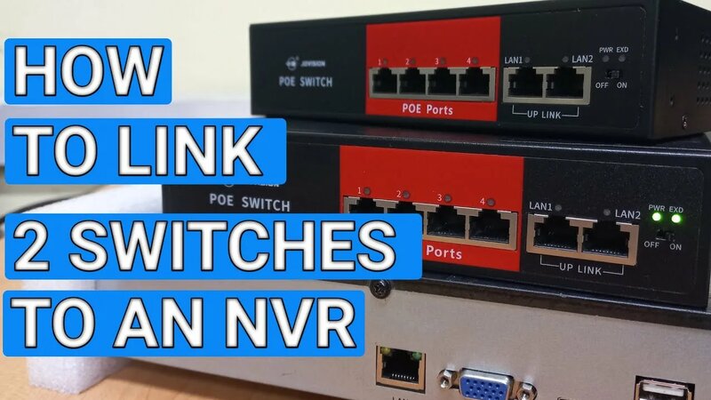 How to Connect two (2) POE Switches to an NVR - Смотреть онлайн в поиске Яндекса по Видео