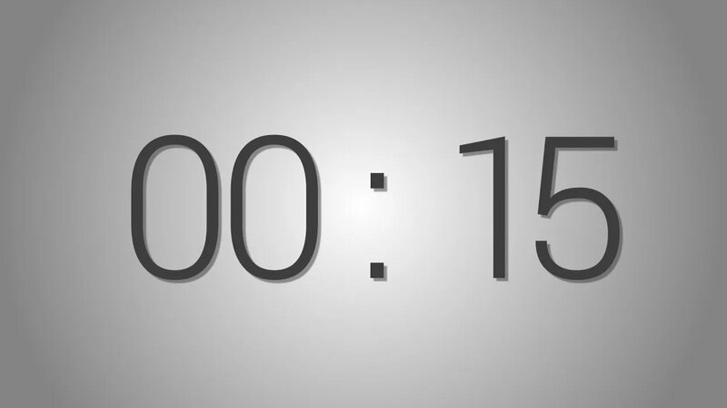 15 Seconds countdown Timer - 5 beep at the end | Simple Timer (fifteen sec) - Смотреть онлайн в ...