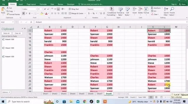 How To Copy different Multiple Rows and Paste Them at Once | Copy and Paste Selected Rows In ...
