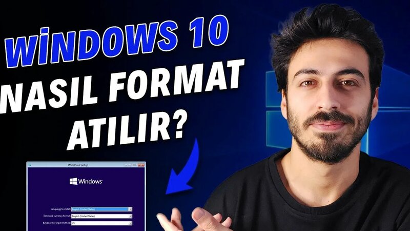 Windows 10 formatting cd-free! how to format the computer without a program? pc reset 2022 ...