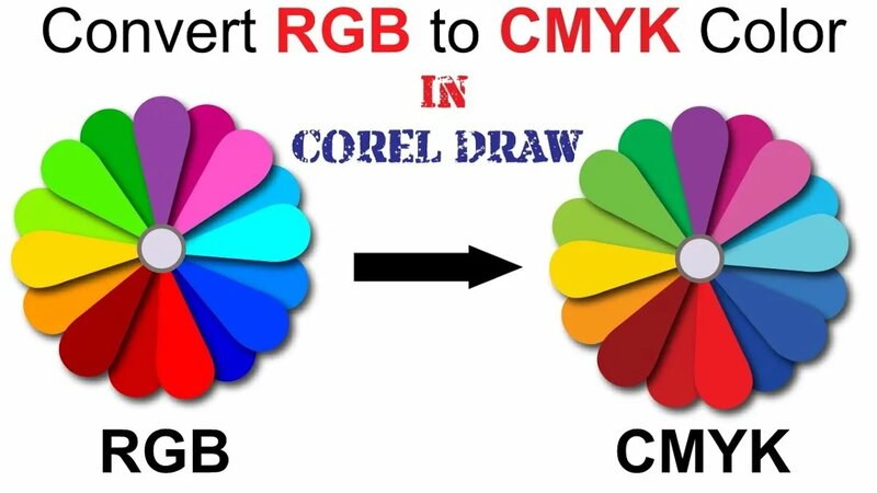 How to convert RGB to CMYK in Coreldraw | Change RGB to CMYK Color | RGB to CMYK Color ...