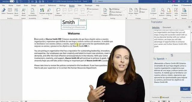 How To Translate Text Into A Different Language - Microsoft Translator in Word and PowerPoint ...