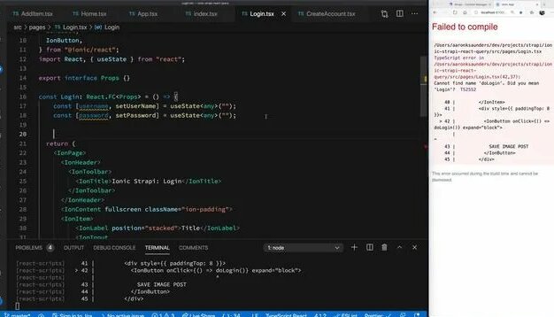 Ionic React JS - [PART 2] Quick Intro to Strapi As Headless CMS for Mobile App/ Login & React ...