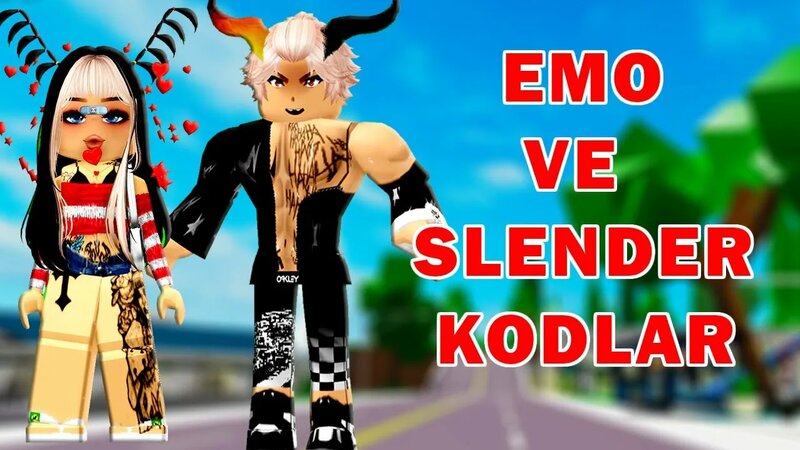 Brookhaven Kıyafet Kodları - Emo ve Slender Kodlar(Roblox Brookhaven Rp)