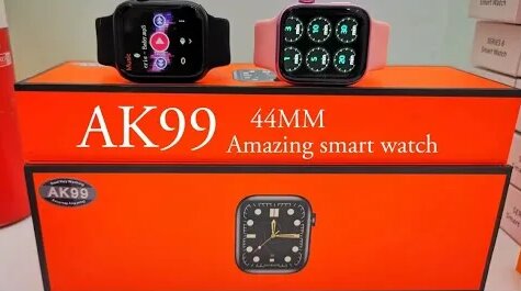 AK99 Smart Watch Series 6 1.75 Inch Screen Heart Rate |Multi Colour |44MM|200 MAH Battery ...