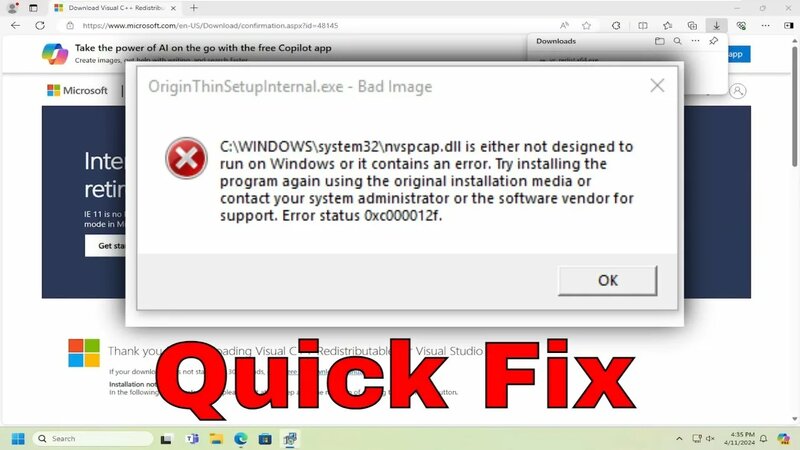 Fix Bad Image - Error Status 0xc000012f in Windows 10/11 [Solution] - Yandex Video aramada ...